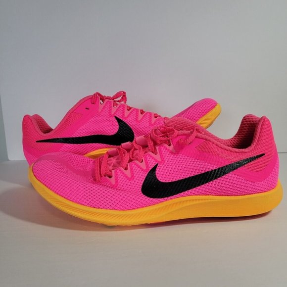 Nike | Shoes | Nike Zoom Rival Distance Hyper Track Shoes Spikes Pink ...